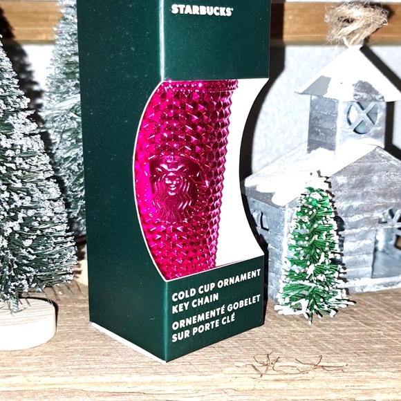 Starbucks | Accessories | New Starbucks Studded Pink Keychain | Poshmark